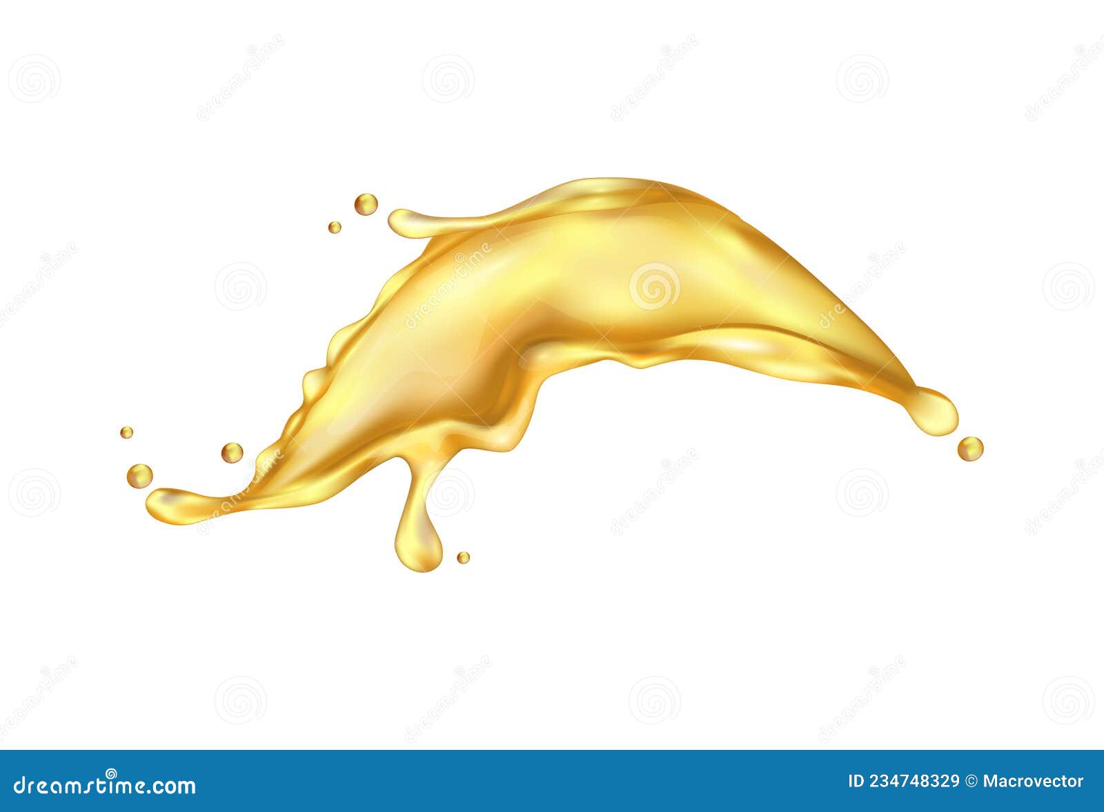 Oil Splash Realistic Composition Stock Vector - Illustration of power ...