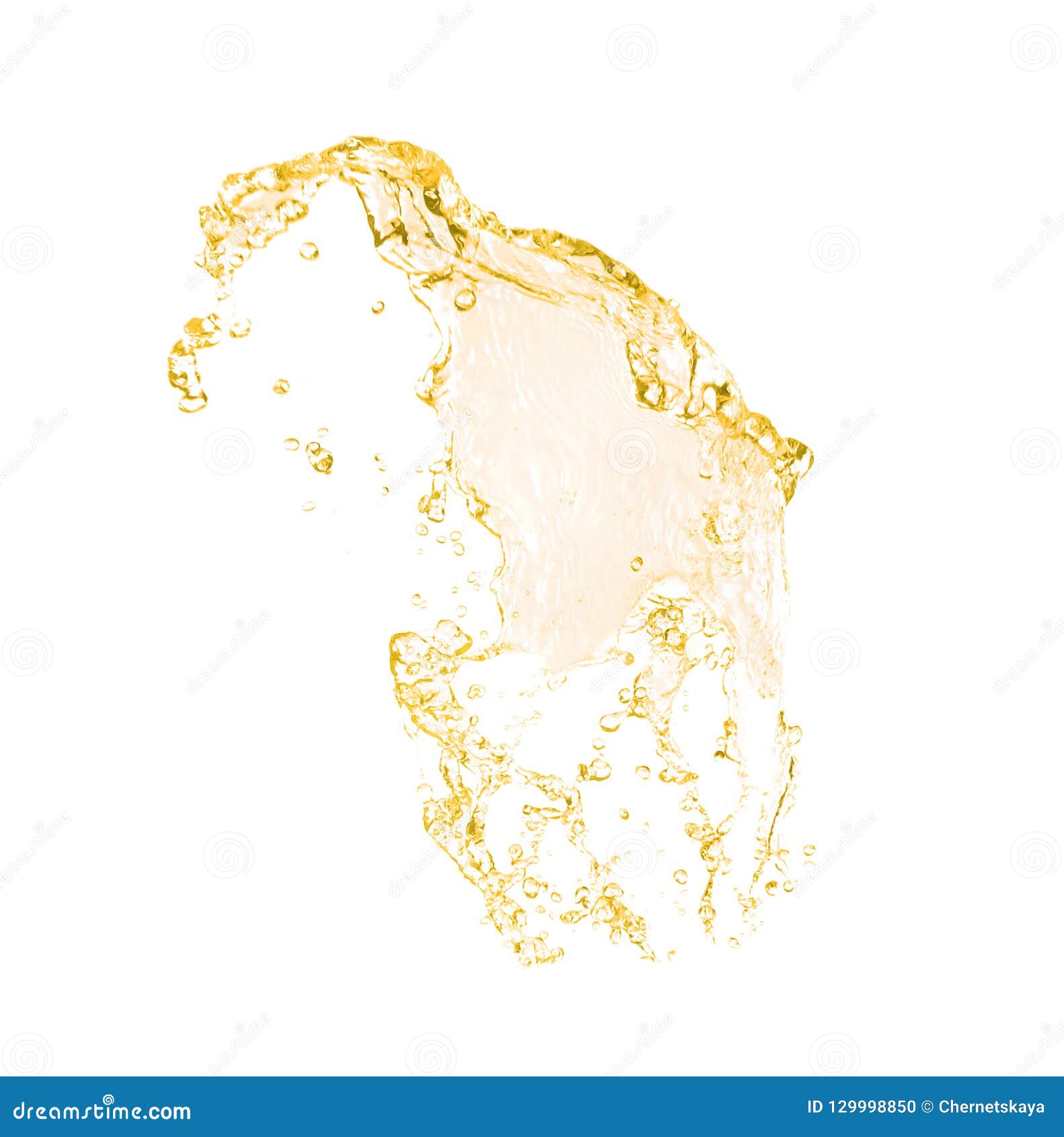 Oil Splash on White Background. Color Liquid Stock Photo - Image of ...