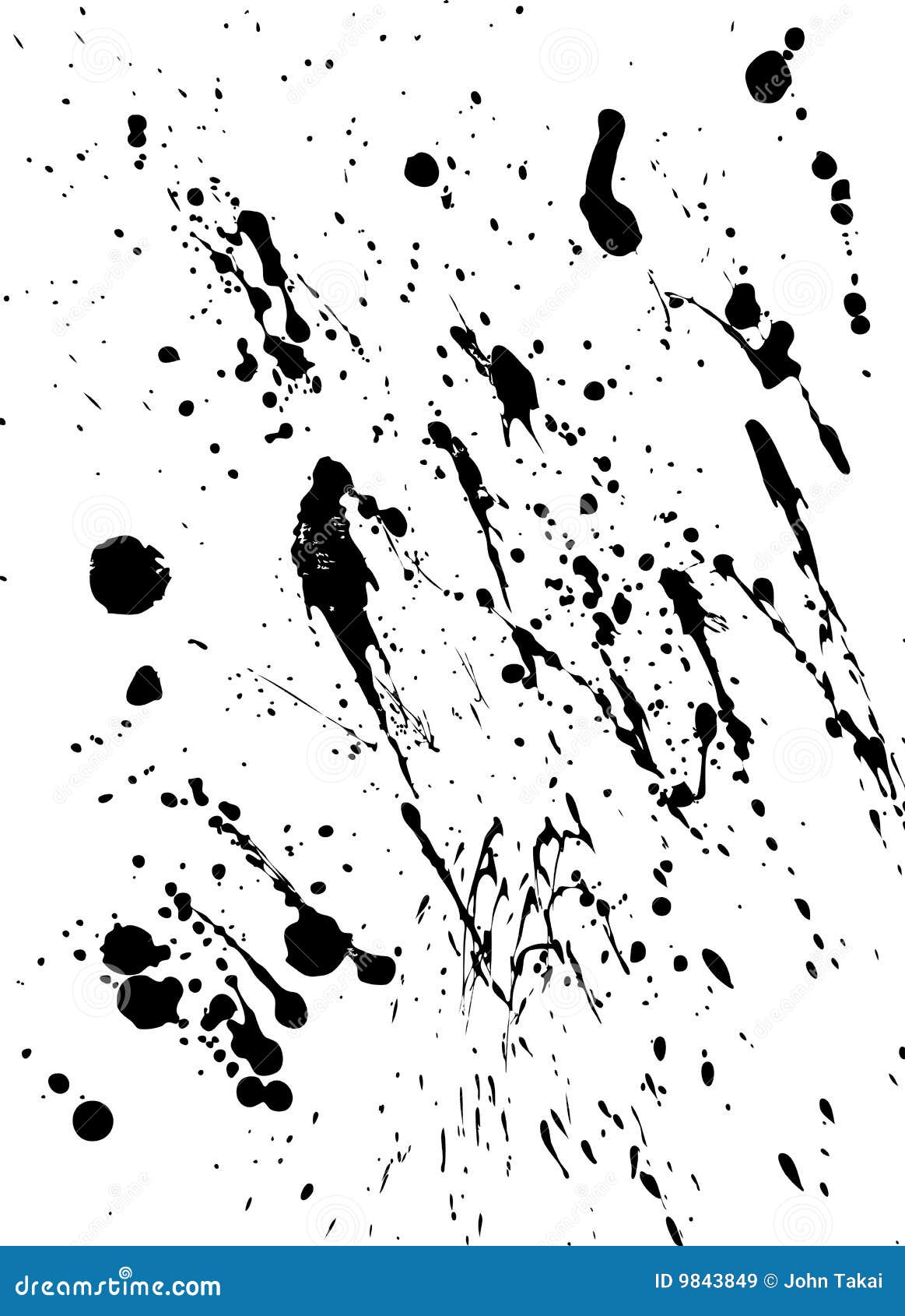 Oil Spots Cartoon Vector | CartoonDealer.com #9843849