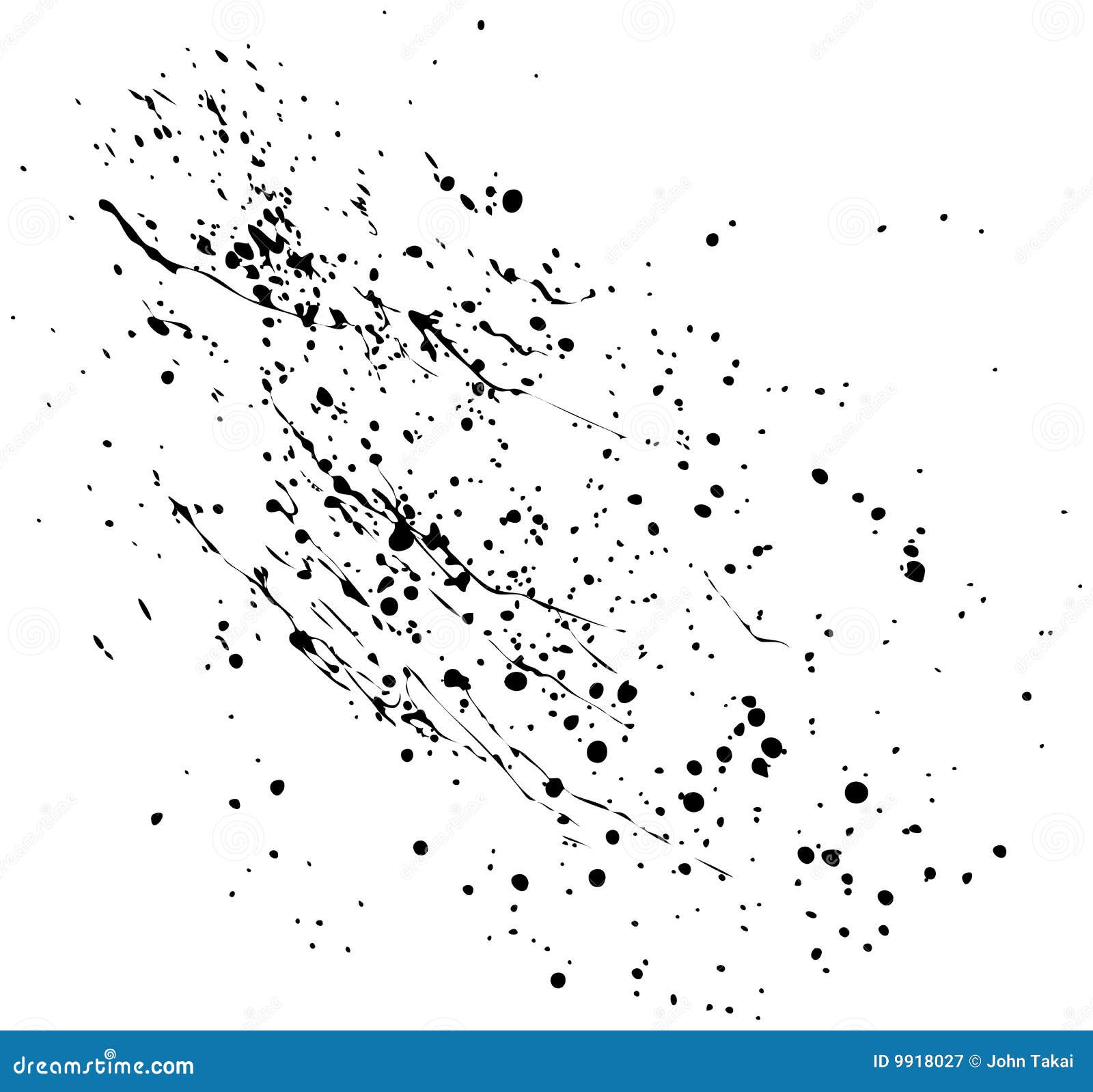 Oil Spots stock vector. Illustration of mess, dots, crude - 9918027