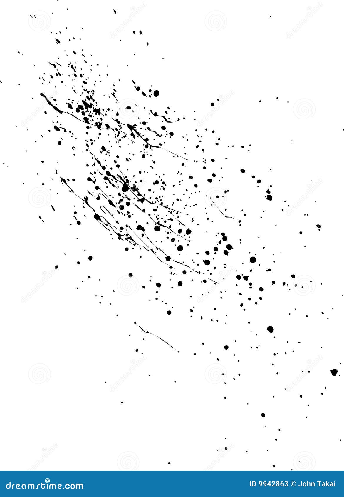 Oil Spots stock vector. Illustration of blotch, paint - 9942863