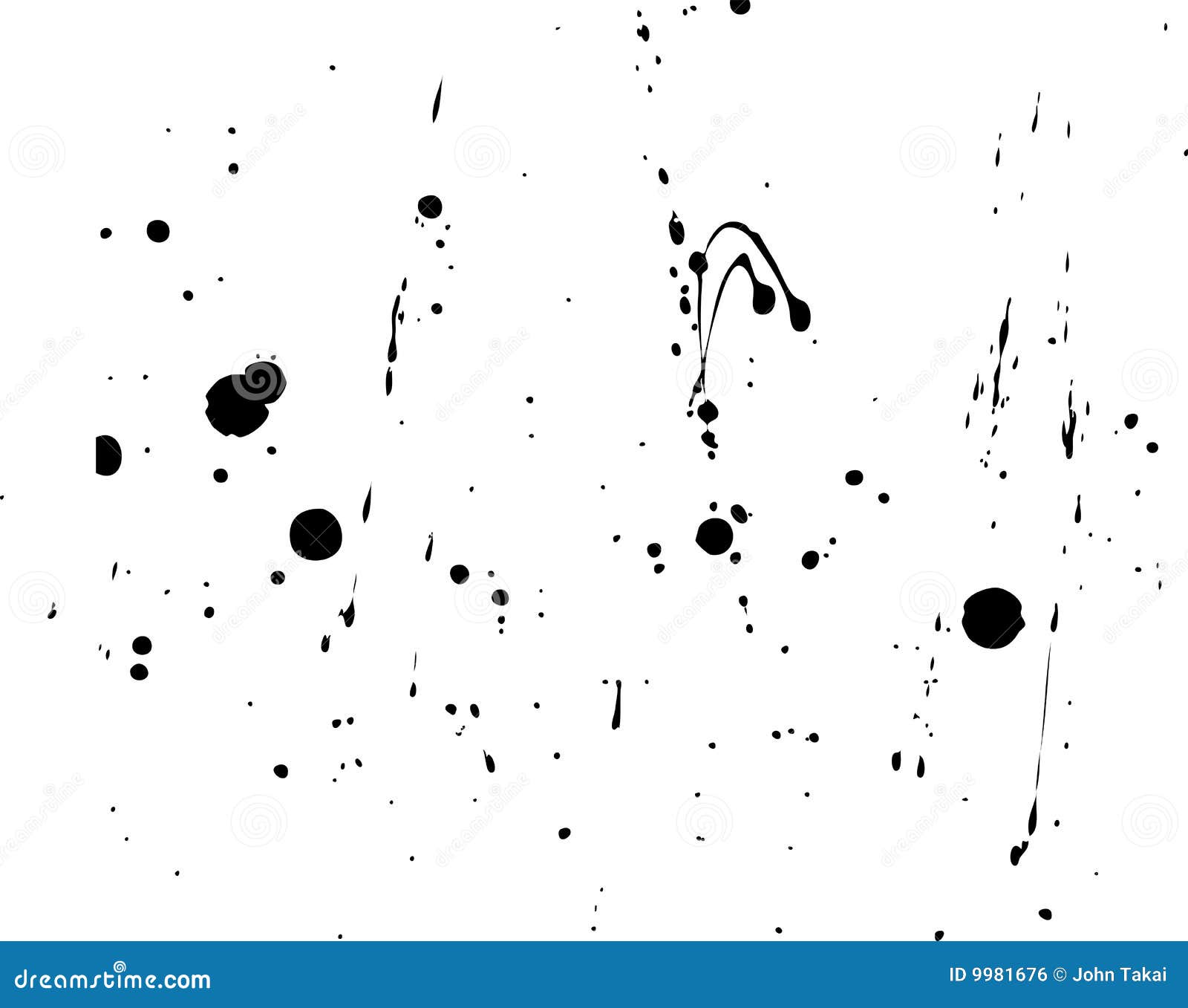 Oil Spots stock vector. Illustration of clipart, spattered - 9981676