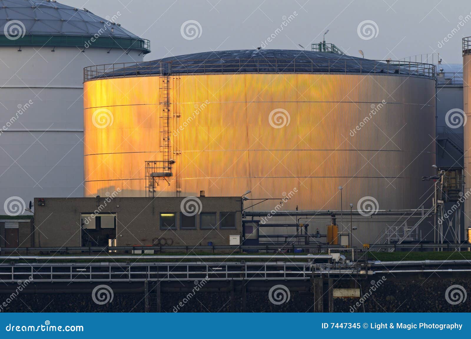 Oil storage stock image. Image of industrial, equipment - 7447345