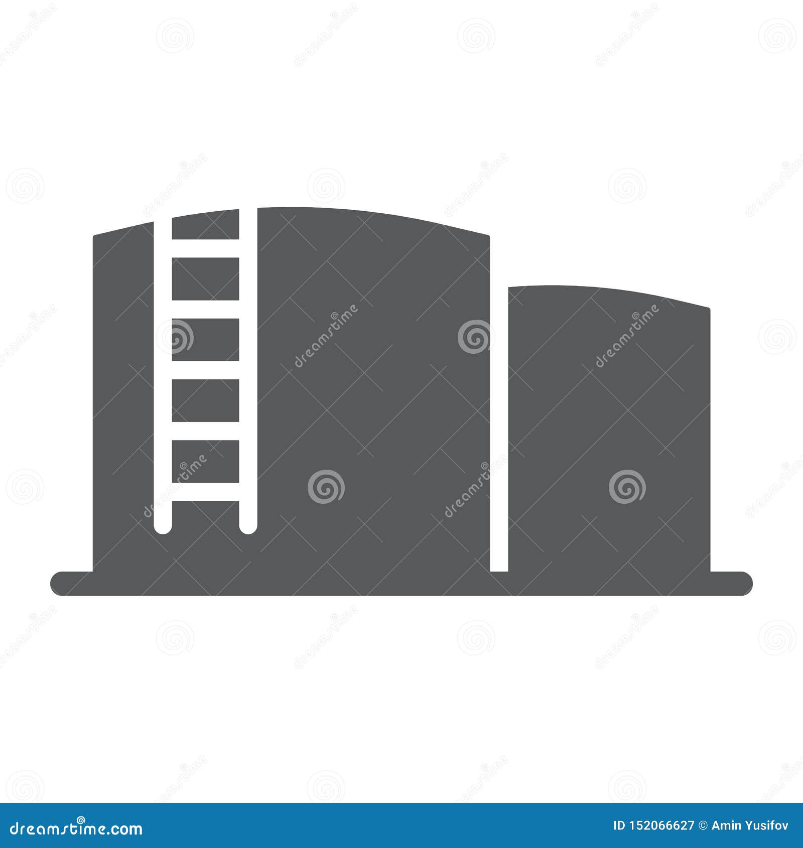 Oil Storage Glyph Icon, Fuel and Industry, Oil Tank Sign, Vector ...