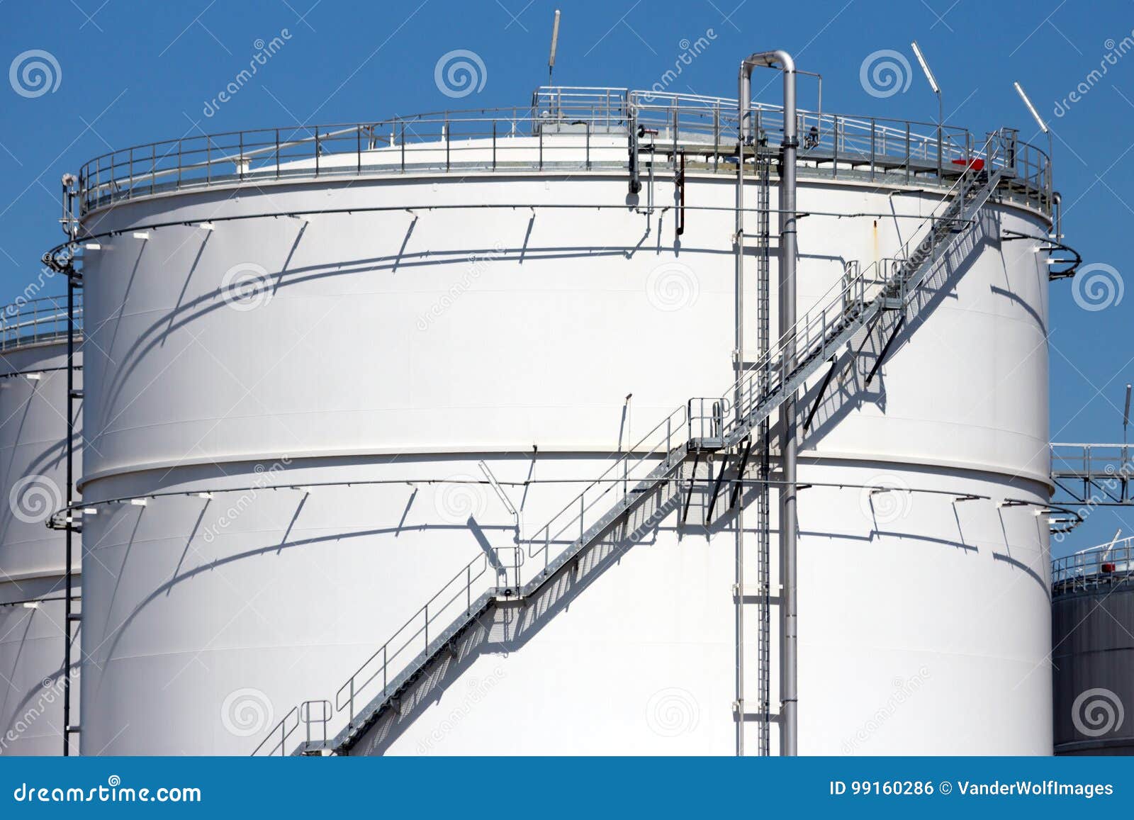 Oil storage silo stock photo. Image of site, energy, diesel - 99160286