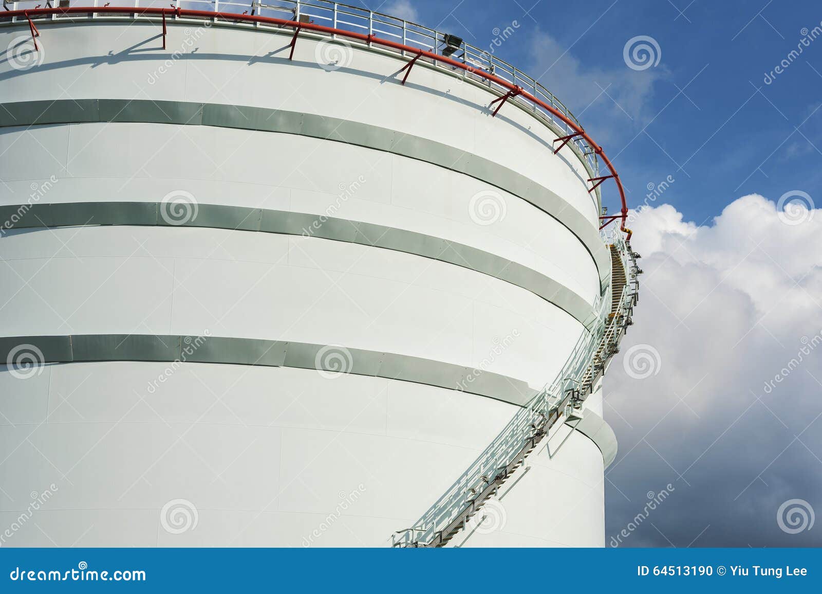 Oil storage tank stock photo. Image of pipeline, generation - 64513190