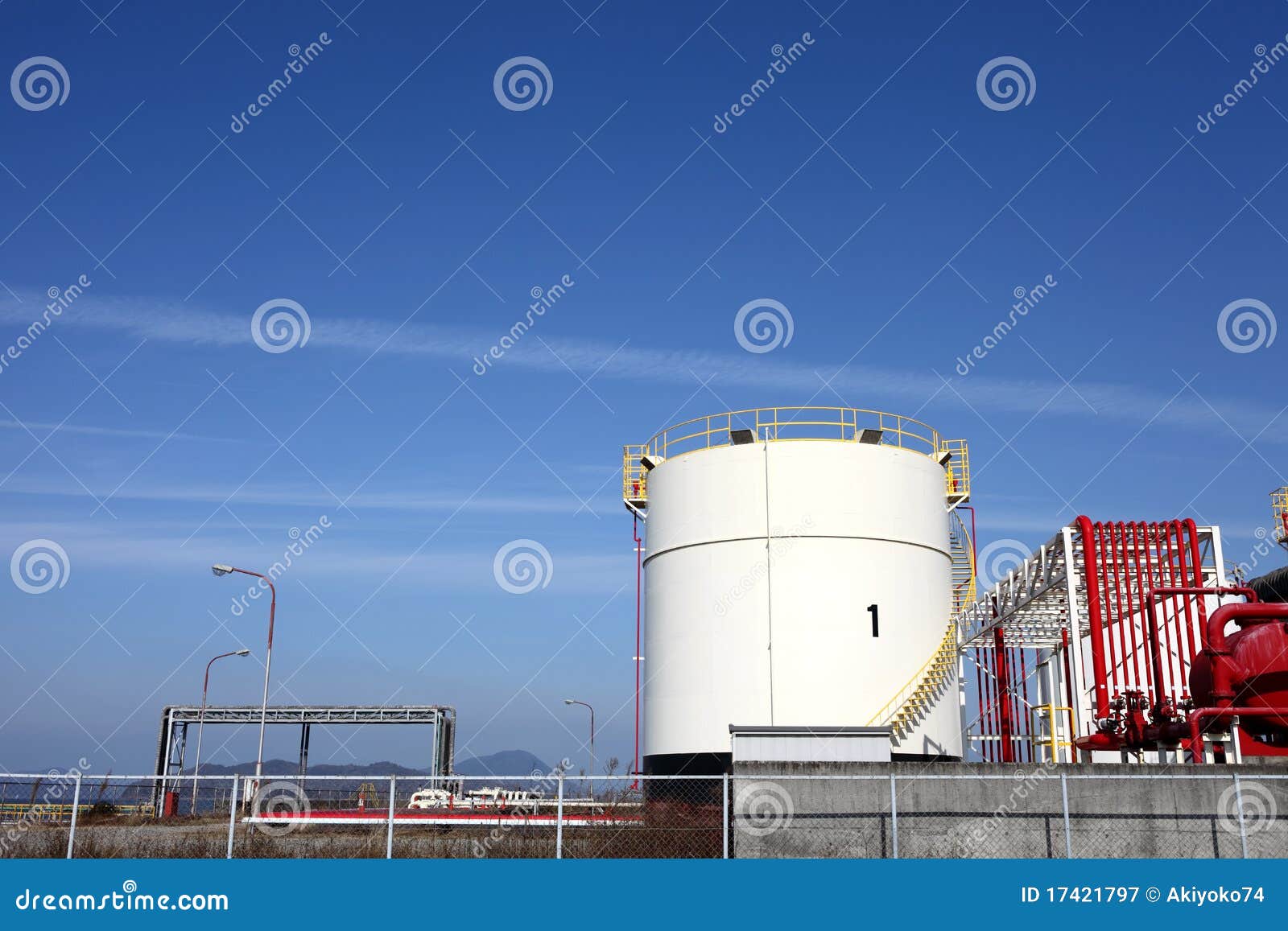 Oil tank stock image. Image of environment, business - 17421797