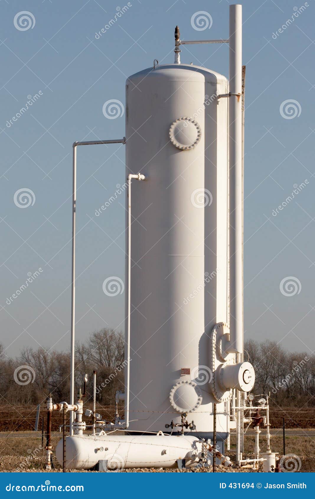 Oil tank stock photo. Image of pipe, employment, industrial - 431694