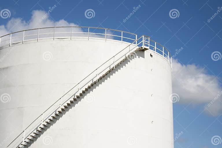 Oil tank stock image. Image of huge, pipework, grey, fuel - 9669283