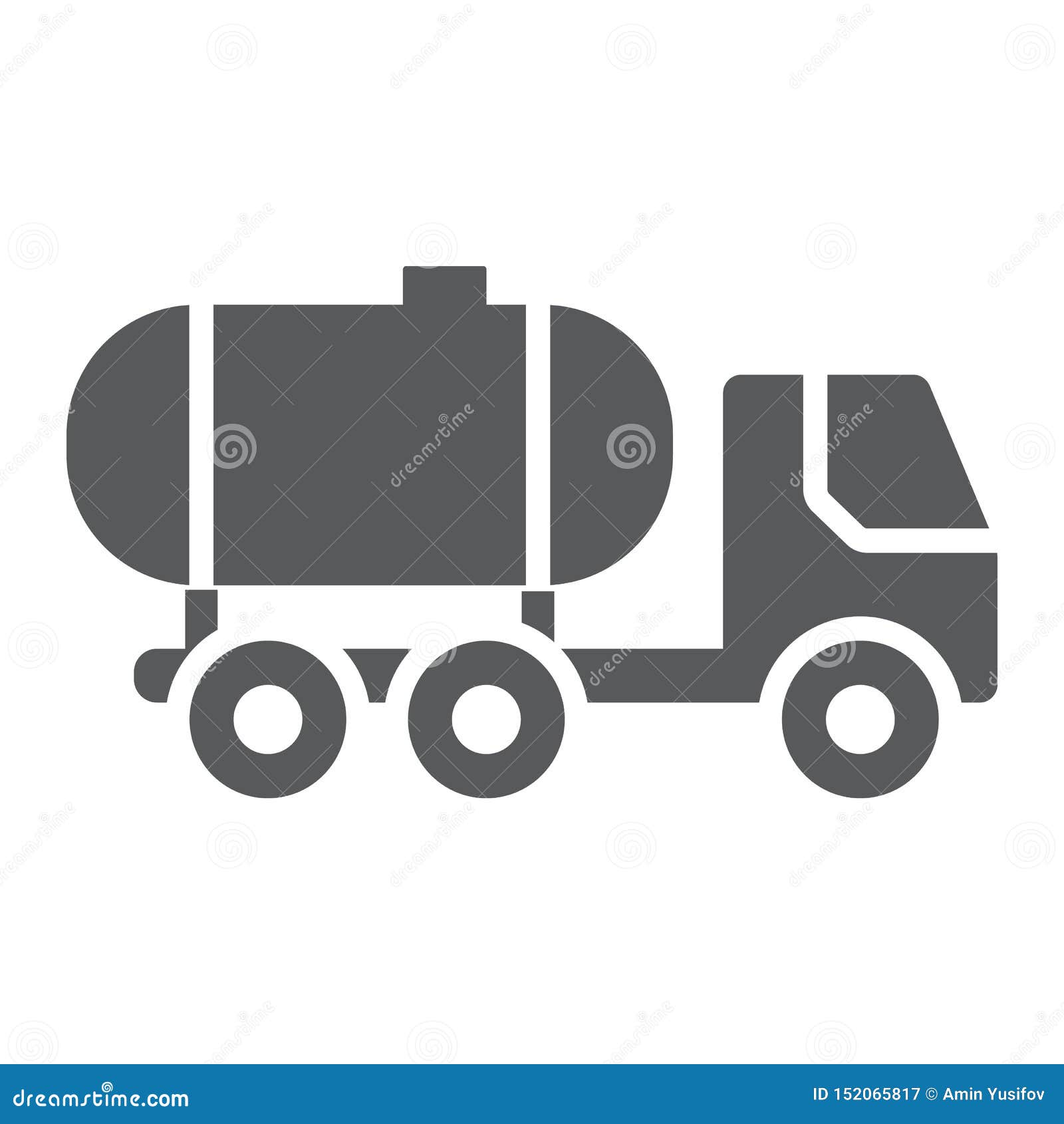 Oil Tank Glyph Icon, Fuel and Car, Oil Transportation Sign, Vector ...