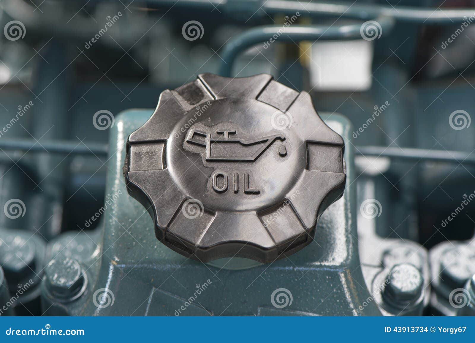 Oil Tank Plug stock photo. Image of engine, level, fuel - 43913734