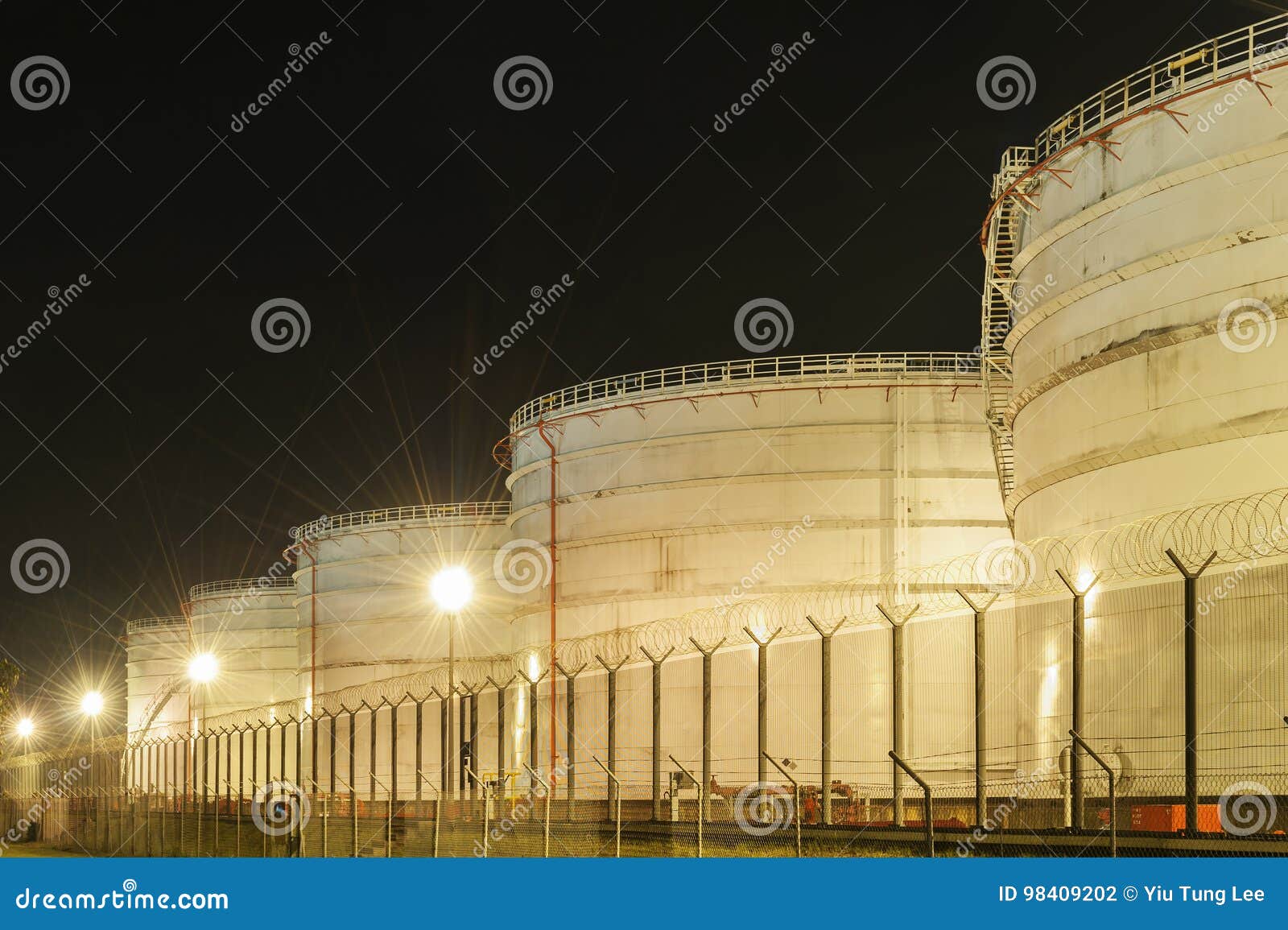 Oil tank stock photo. Image of port, industry, flammable - 98409202