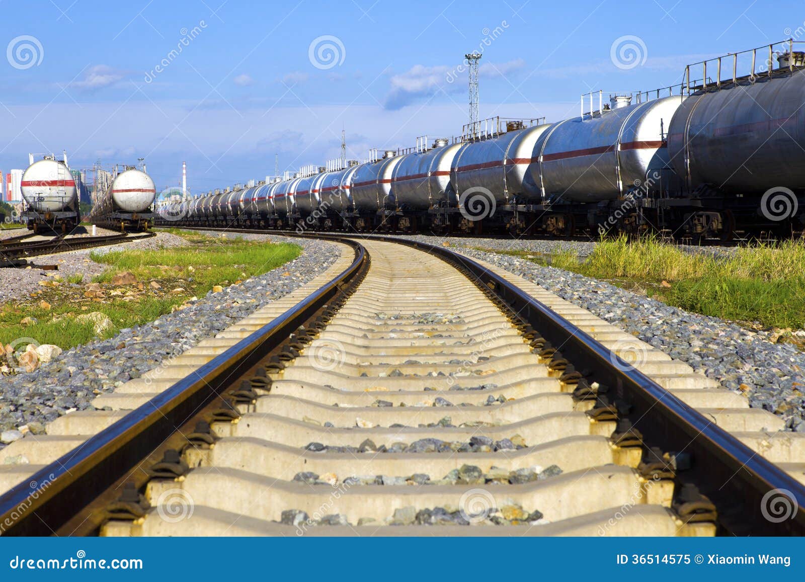 Oil tank train stock image. Image of move, liquid, cargo - 36514575