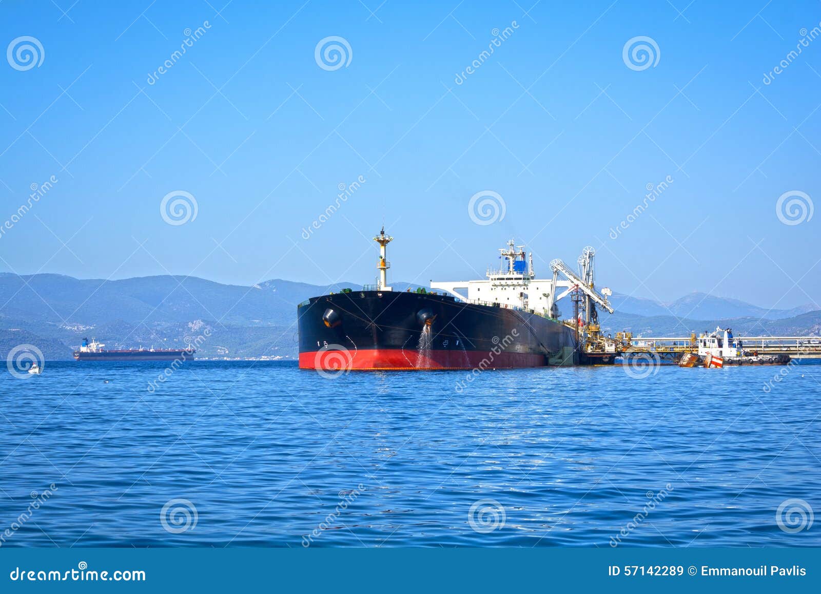 Oil tanker stock image. Image of greek, gulf, fire, industrial - 57142289