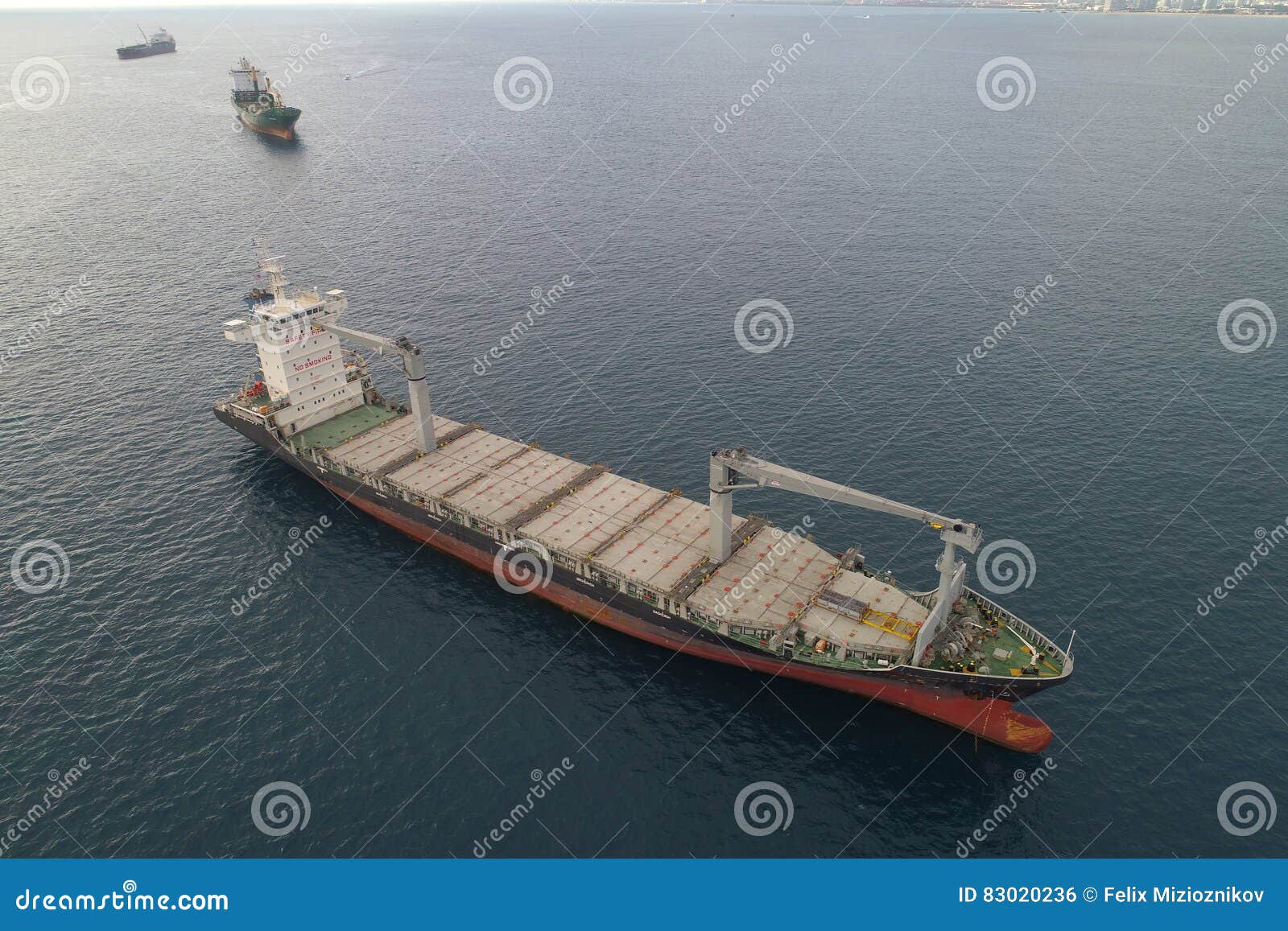 Oil tanker in the ocean stock photo. Image of tanker - 83020236