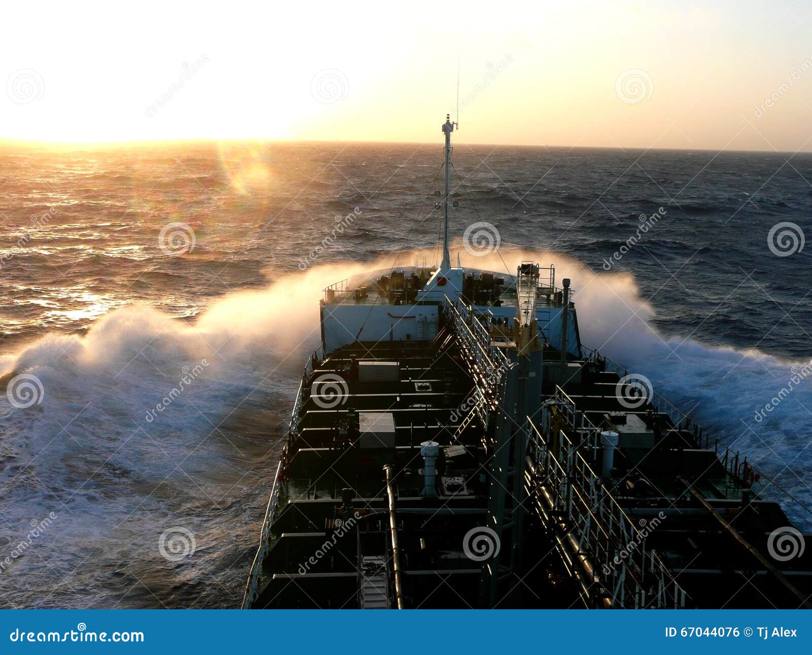 Oil tanker sailing stock photo. Image of ocean, horizon - 67044076