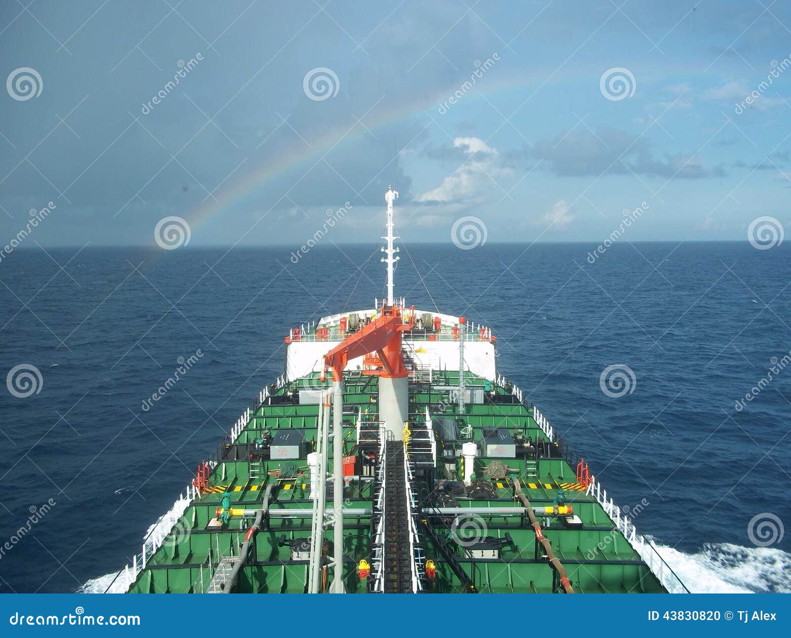 Oil tanker stock photo. Image of sailing, ocean, tanker - 43830820