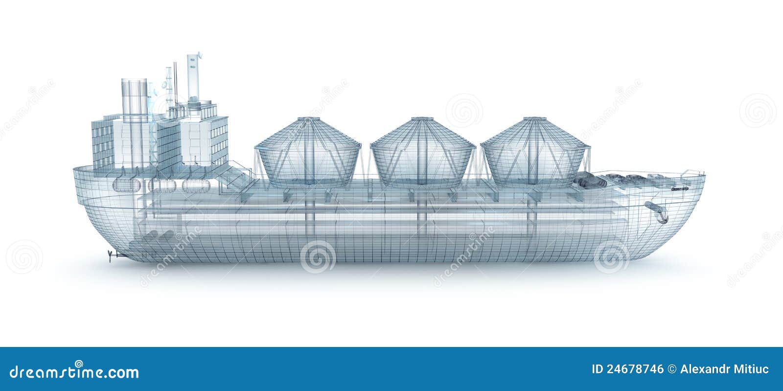LNG Tanker Ship Cartoon Vector | CartoonDealer.com #83852273