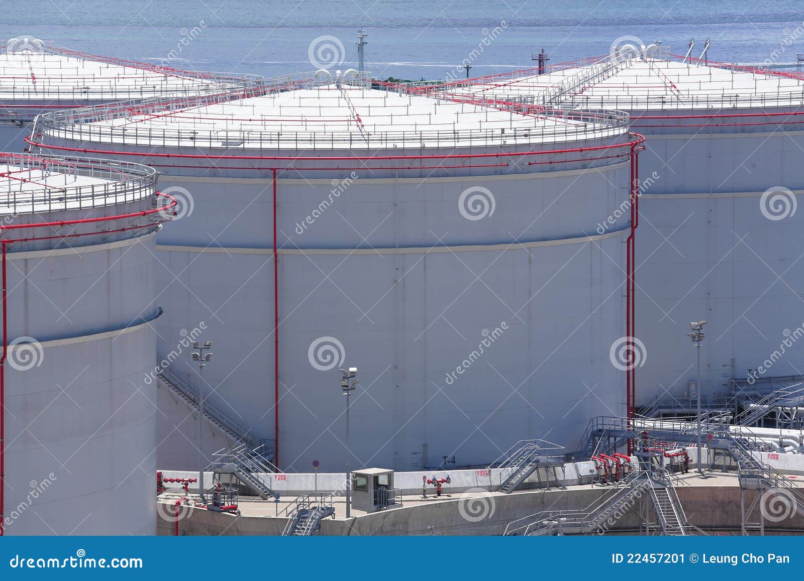 Oil tanks stock image. Image of chemical, steel, liquid - 22457201