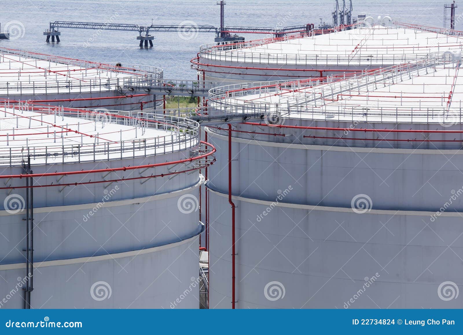Oil tanks stock photo. Image of flammable, load, petroleum - 22734824