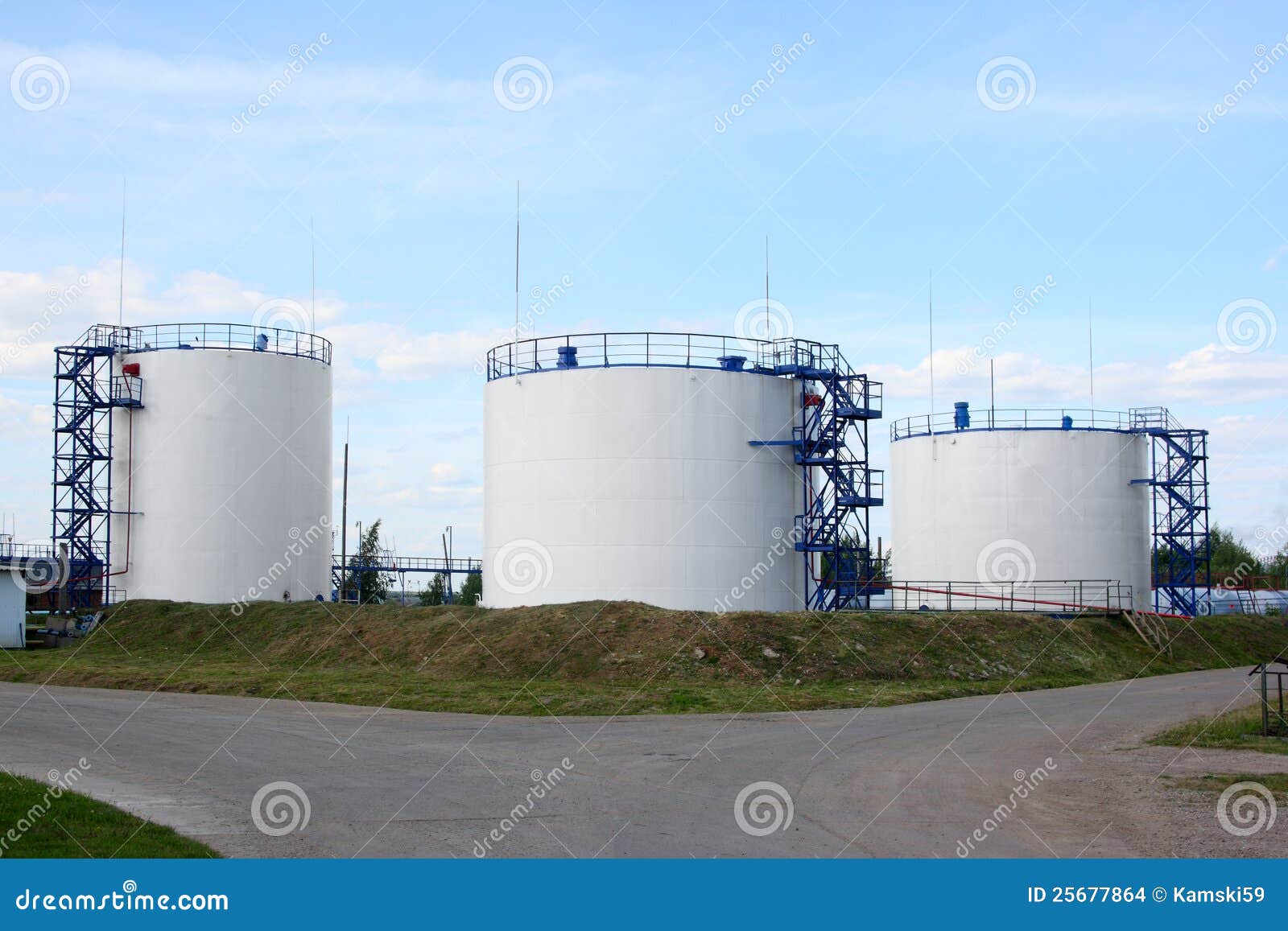 Oil tanks stock photo. Image of inflammable, ecology - 25677864