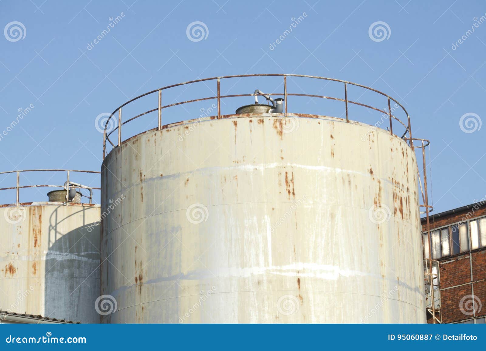 Oil Tanks stock image. Image of germany, harbor, industry - 95060887