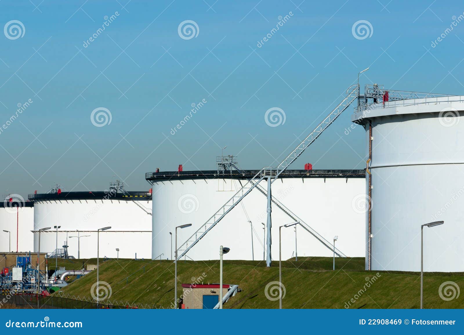 Oil terminal stock image. Image of transport, warehouse - 22908469