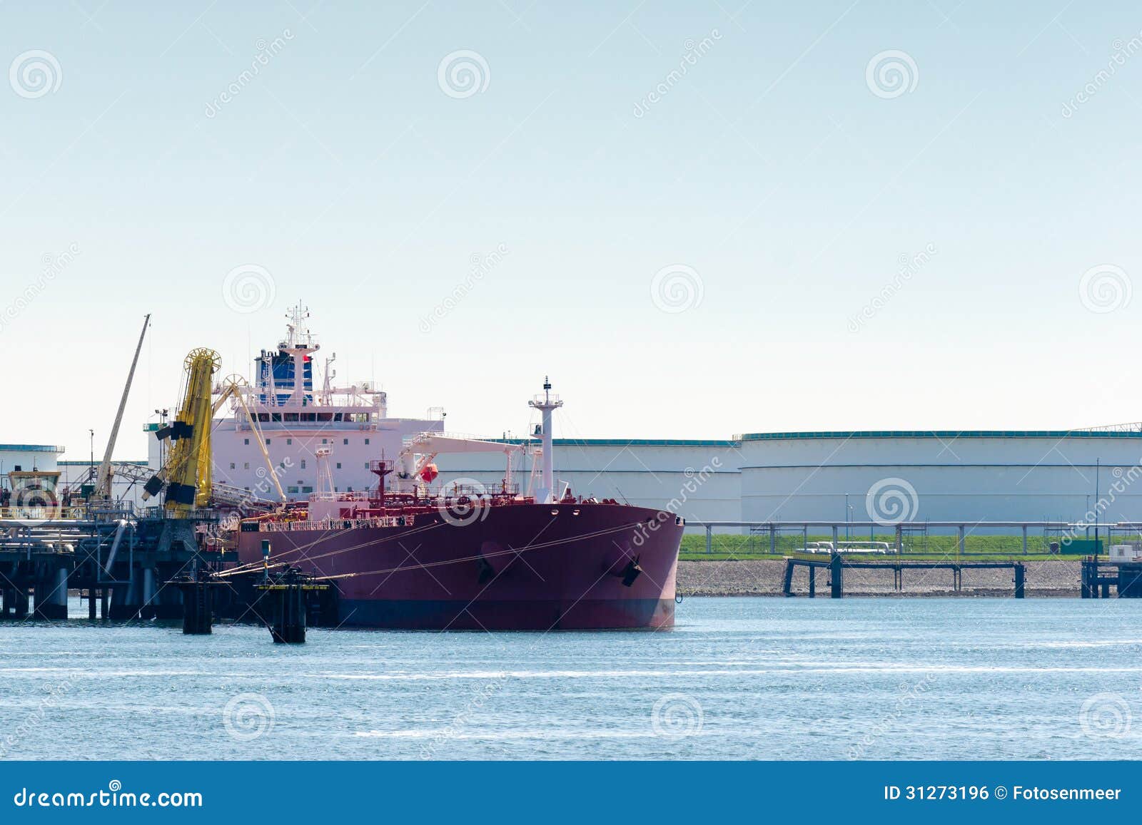 Oil terminal stock photo. Image of cargo, gasoline, environment - 31273196