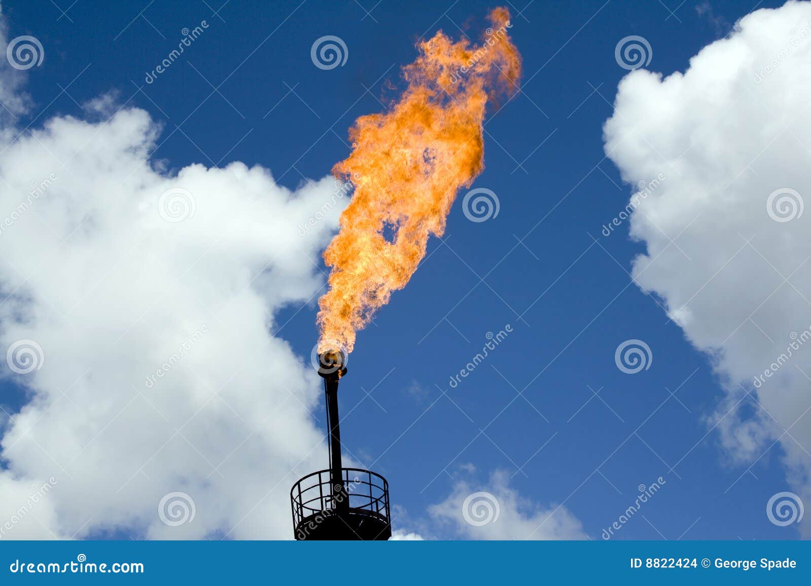 Oil torch stock photo. Image of explosion, excess, ejection - 8822424