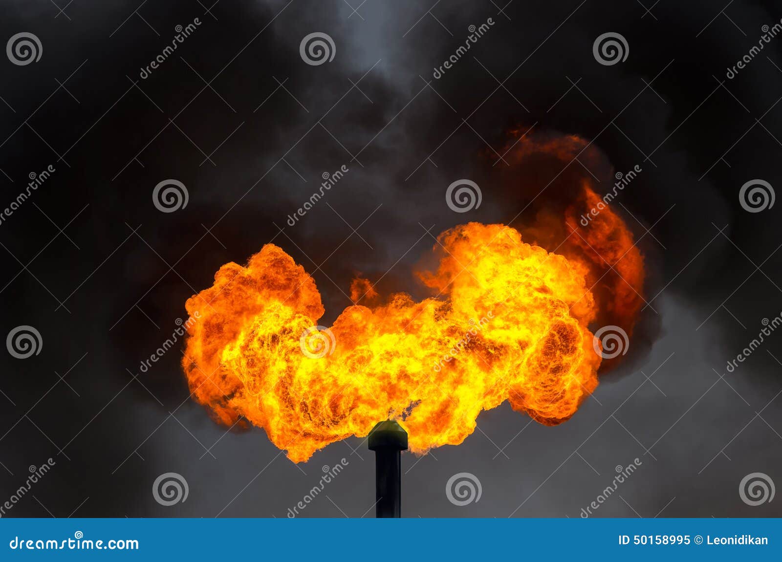 Oil Torch stock image. Image of destruction, construction - 50158995