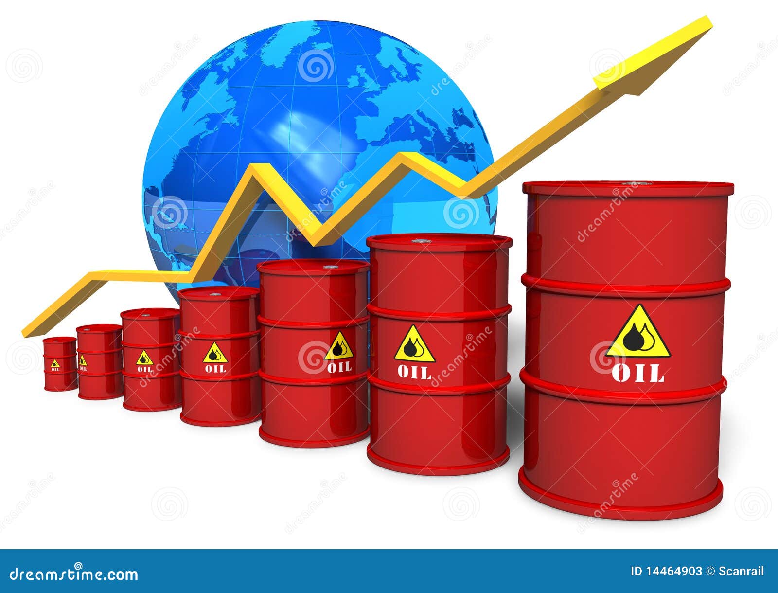 Oil trading concept stock illustration. Illustration of canister - 14464903