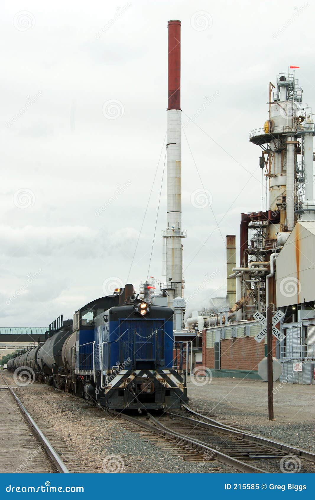 Oil Train stock image. Image of fuel, production, tracks - 215585