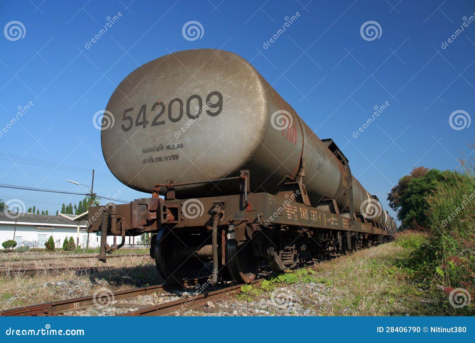 Oil train editorial image. Image of tank, iron, asia - 28406790