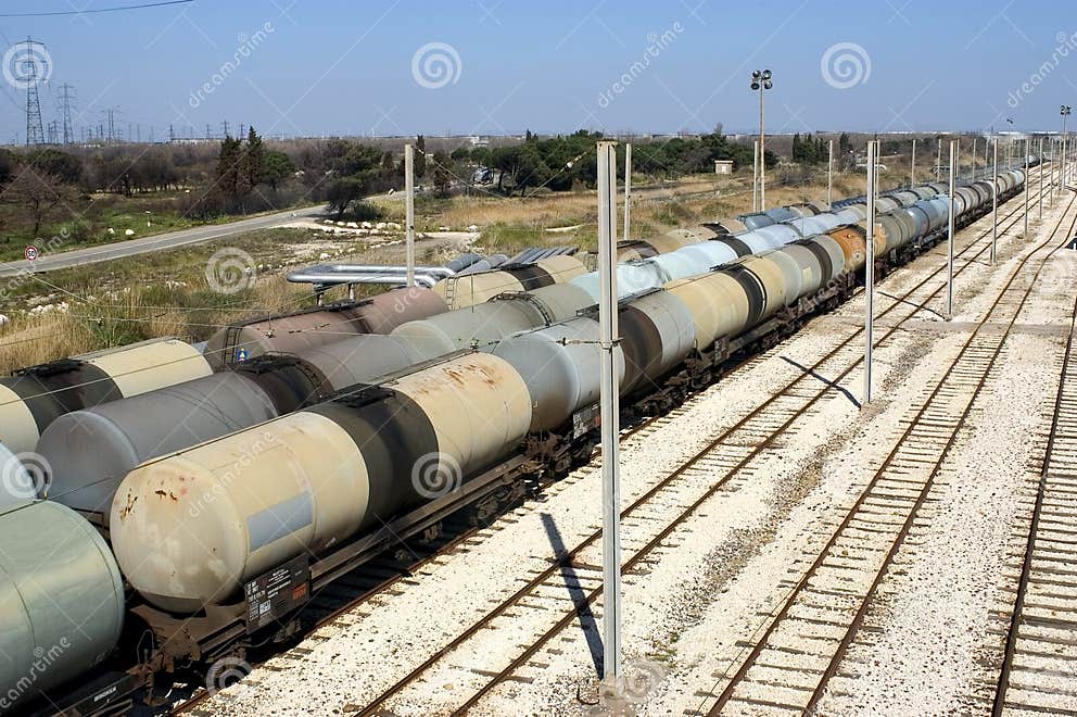 Oil trains stock image. Image of commercial, gasoline - 27863883