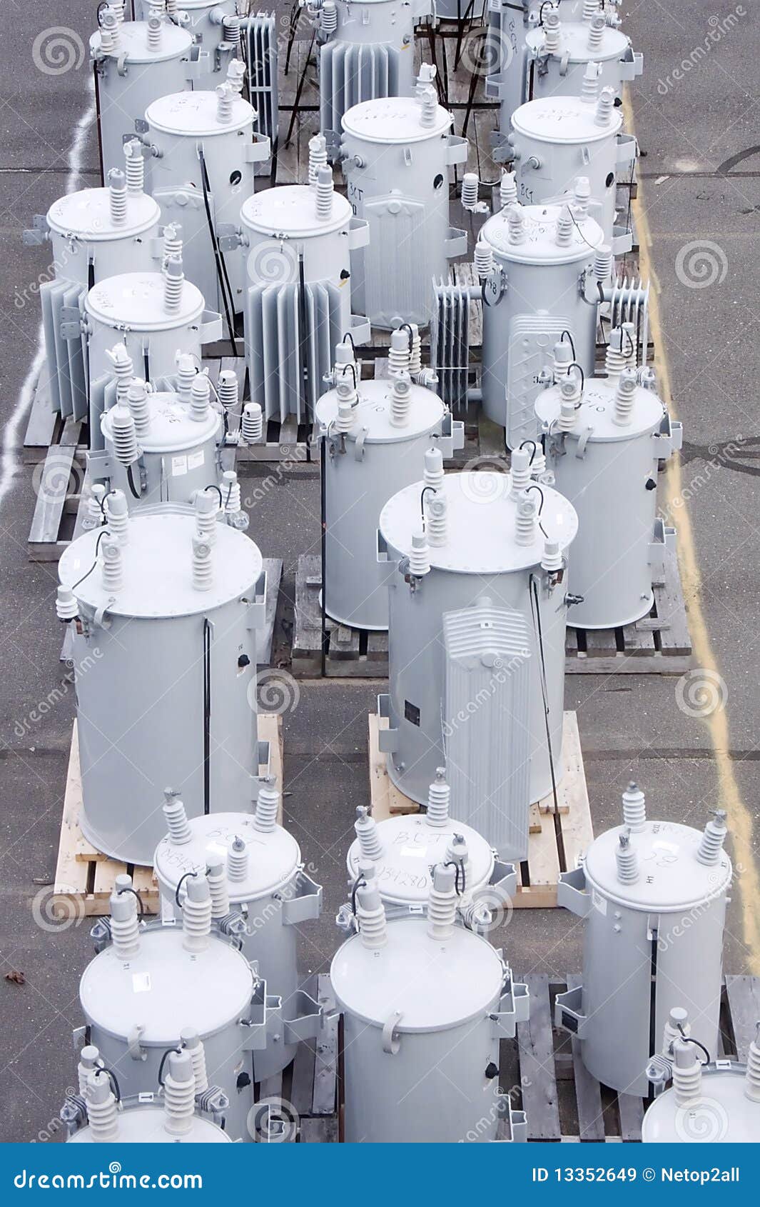 Oil transformers stock image. Image of voltage, transformer - 13352649