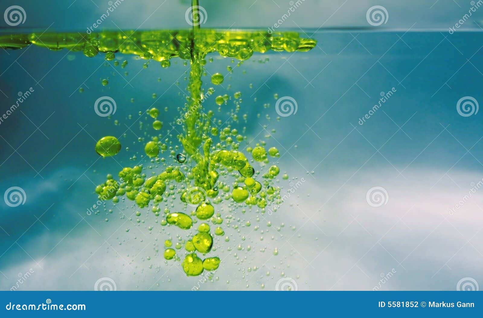 Oil in water stock photo. Image of macro, waves, splash - 5581852