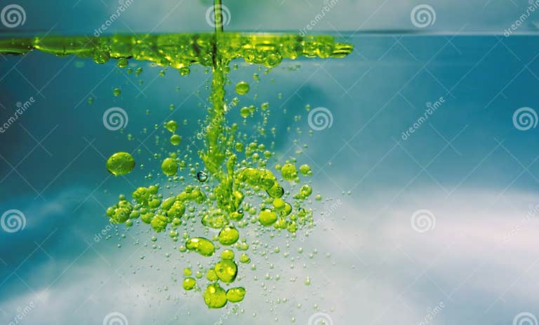 Oil in water stock photo. Image of macro, waves, splash - 5581852