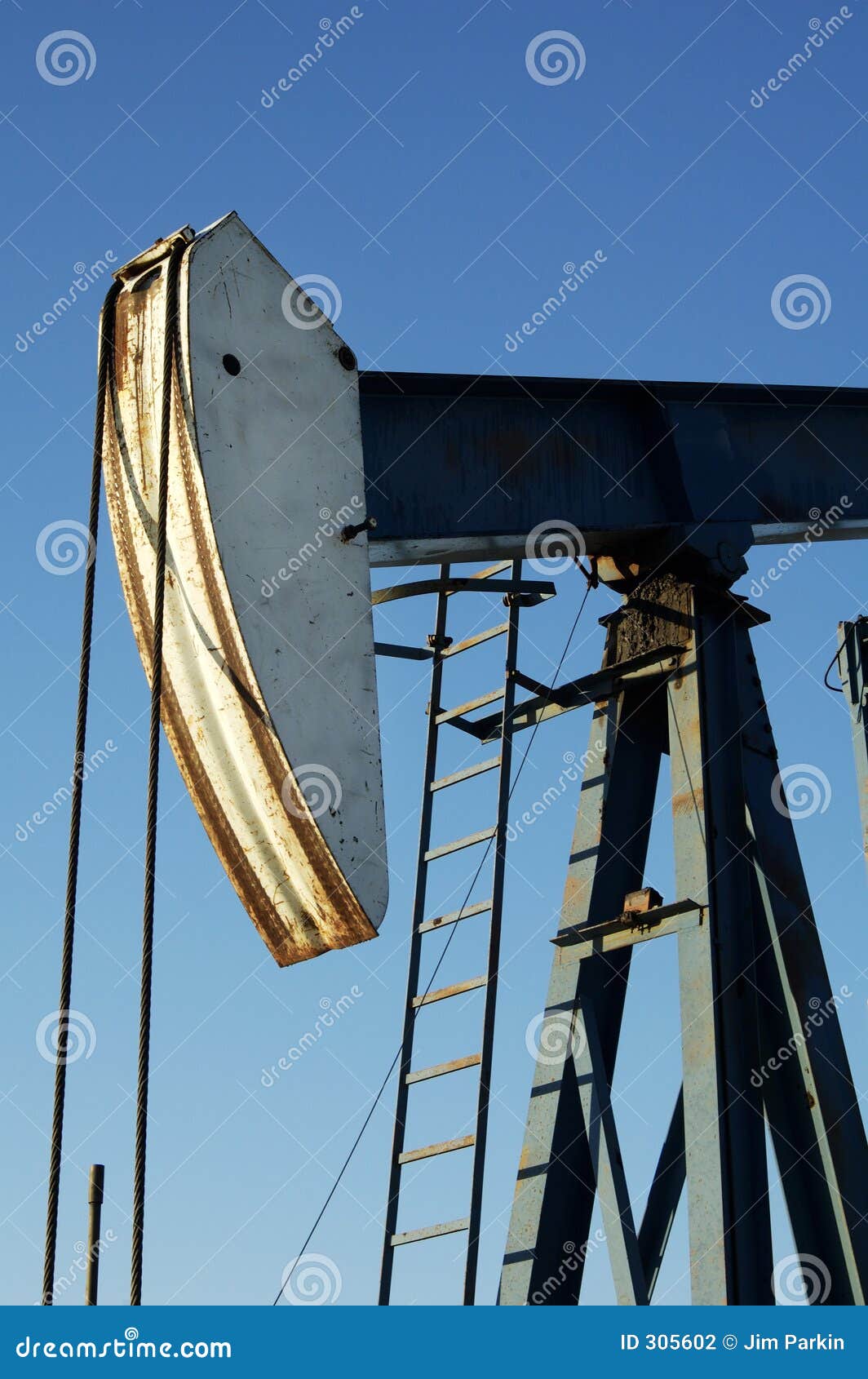 Oil Well stock photo. Image of production, america, petro - 305602