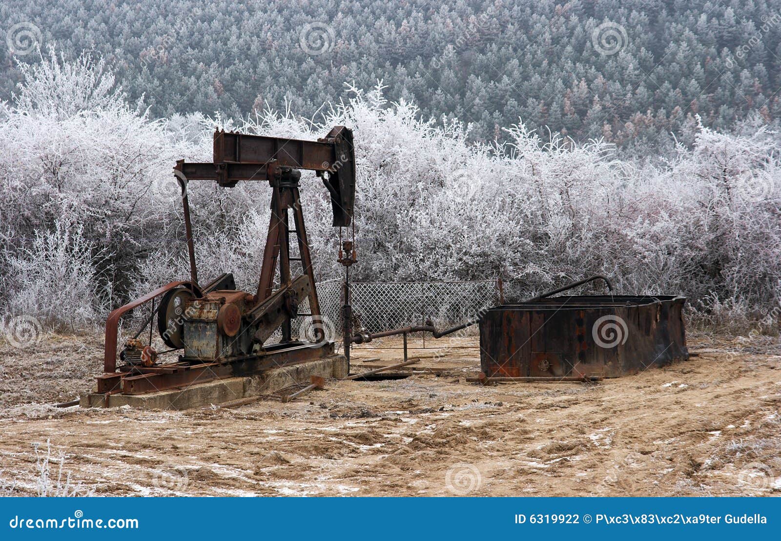 Oil well stock photo. Image of economy, environment, fuel - 6319922