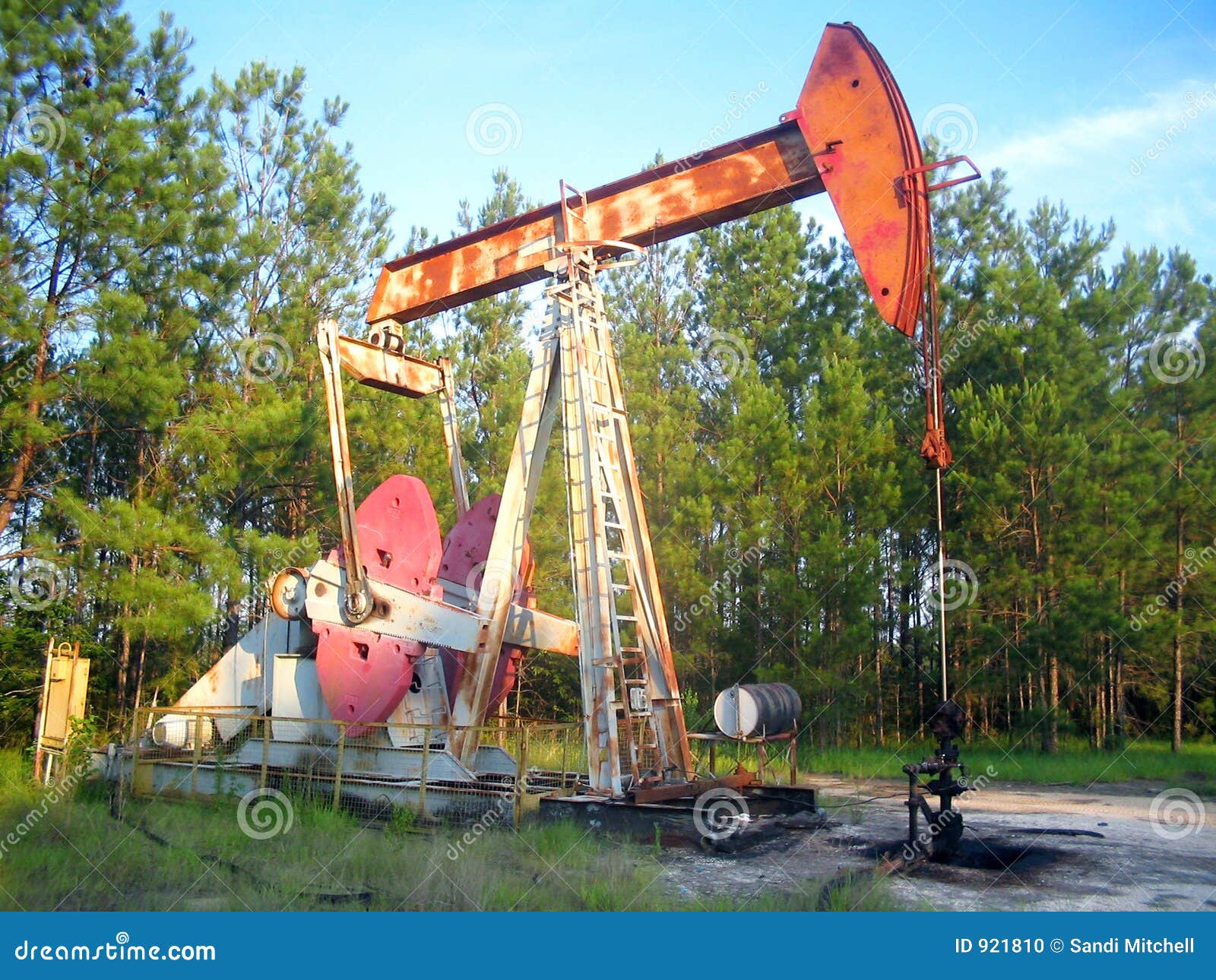 Oil Well stock photo. Image of energy, gasoline, drilling - 921810