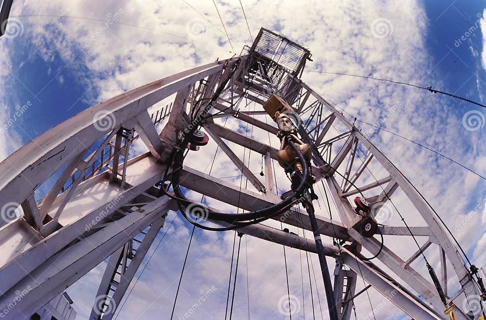 Oil Well Derrick stock photo. Image of fuel, fossil, petroleum - 7760974