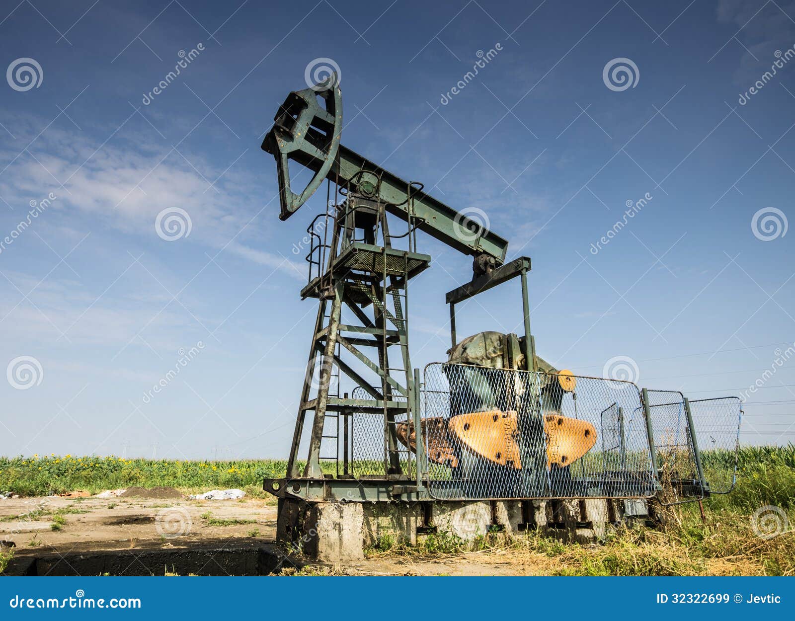 Oil well stock image. Image of generation, drill, exploration - 32322699