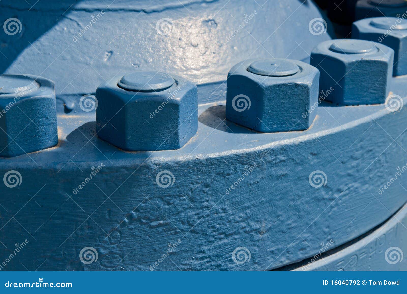Oil wellhead bolts stock photo. Image of nuts, head, plumbing - 16040792