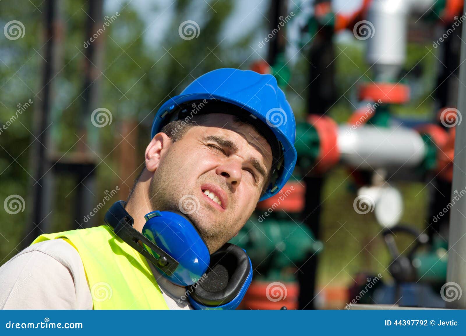Oil worker stock photo. Image of conditions, male, site - 44397792