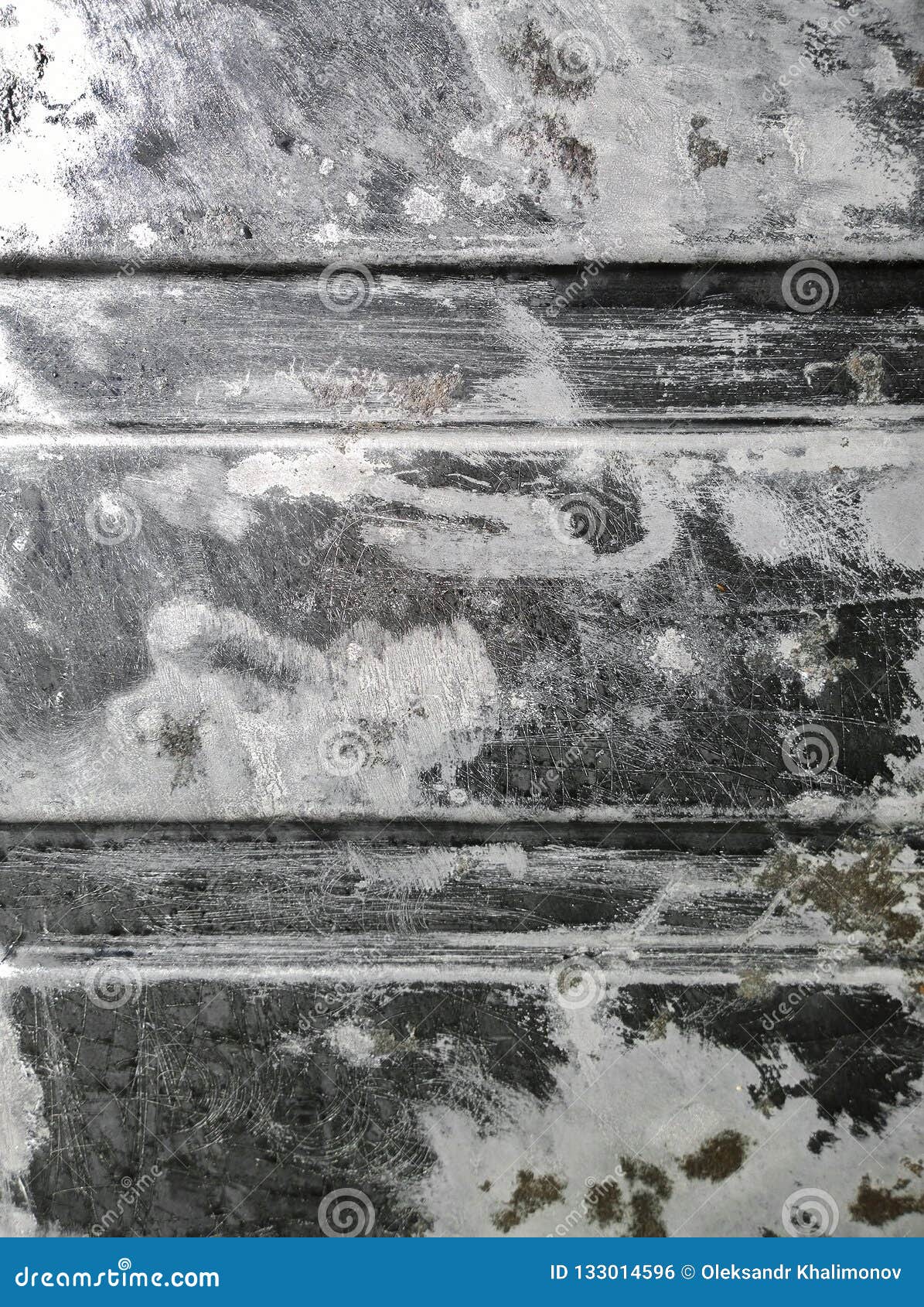 Oiled Metal Surface Treated with Rust Remover Stock Photo - Image of ...