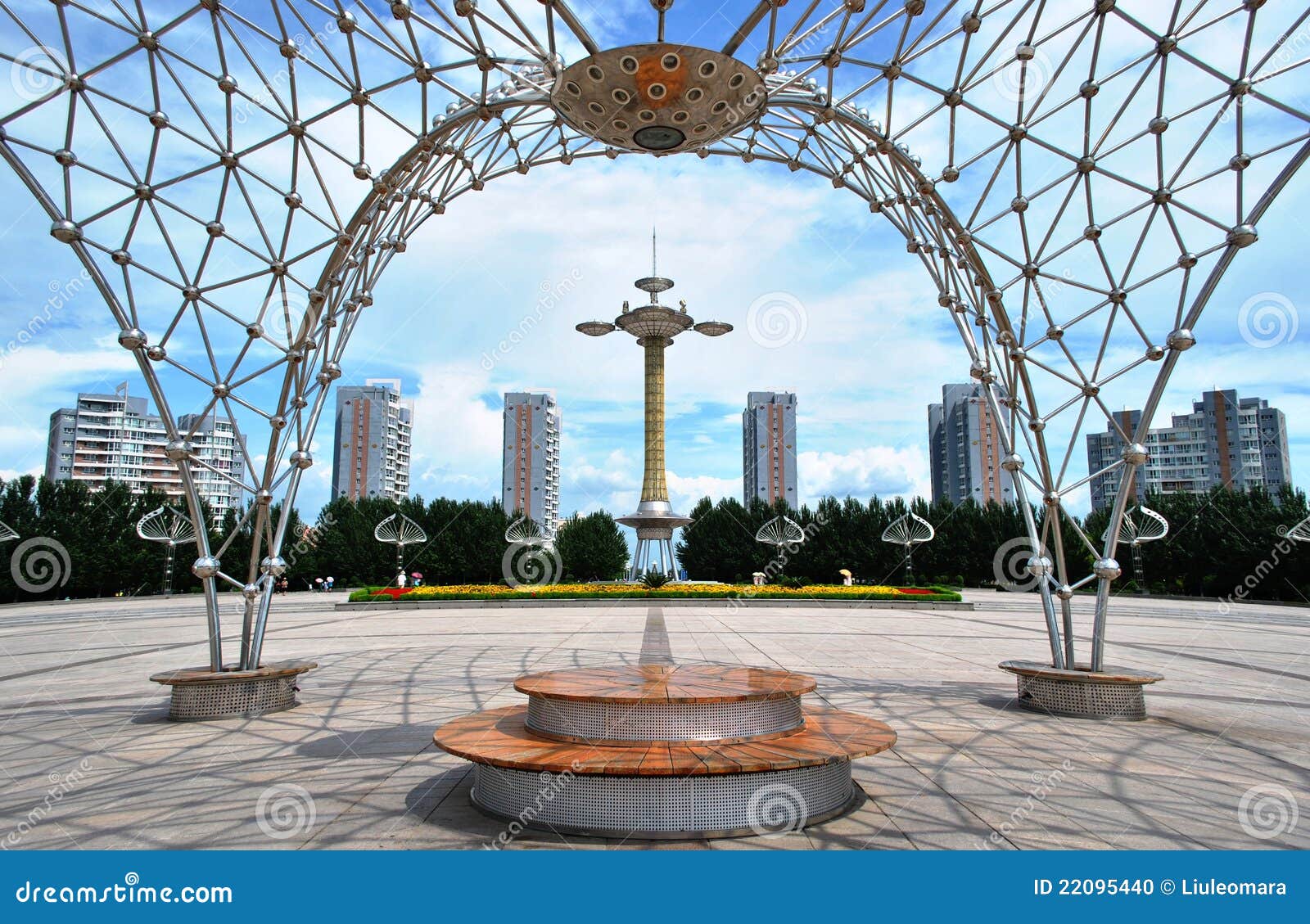 Oilfield Square(DaQing,China) Stock Photo - Image of china, modern ...