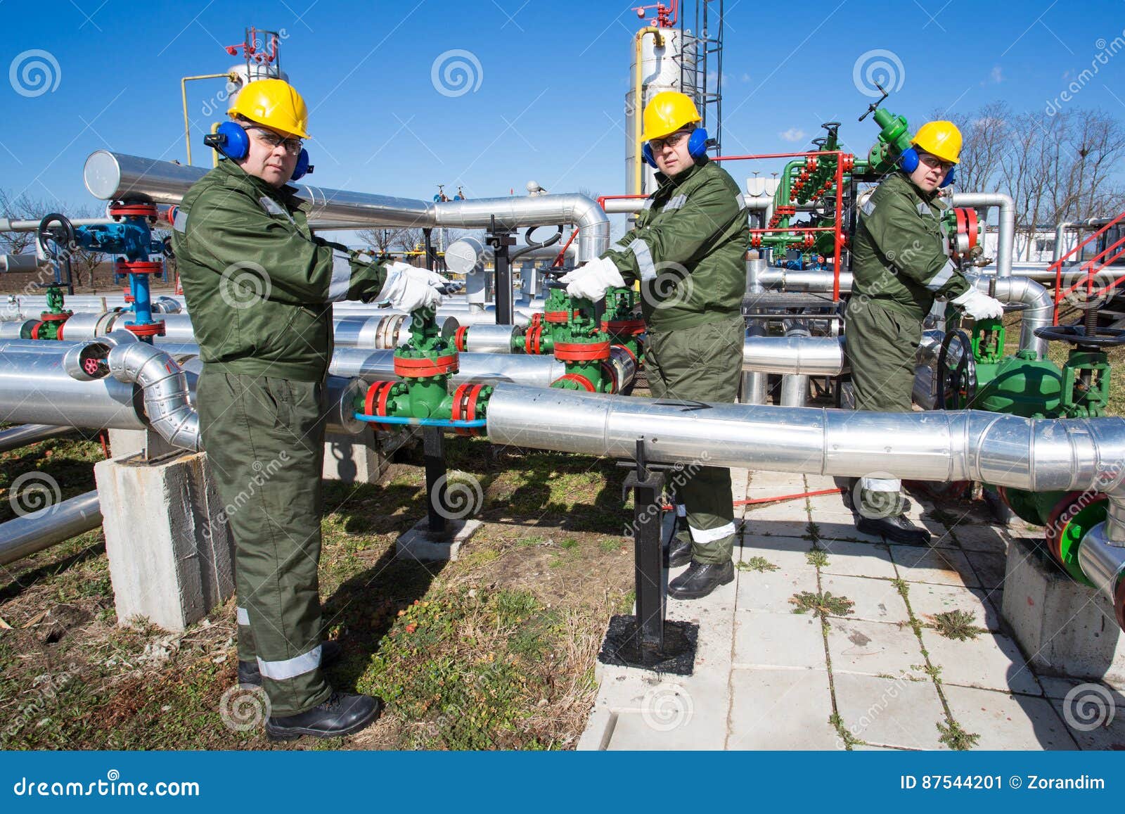 The Oilfield Worker stock image. Image of engineering - 87544201