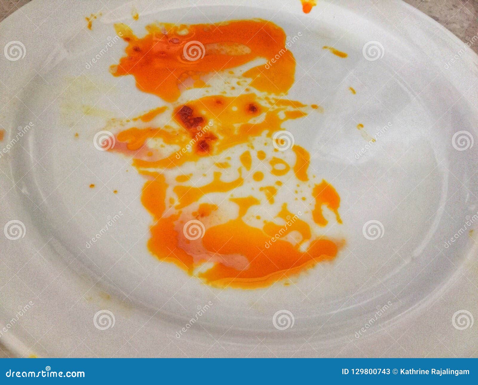 Oily and dirty plate stock image. Image of empty, plate - 129800743