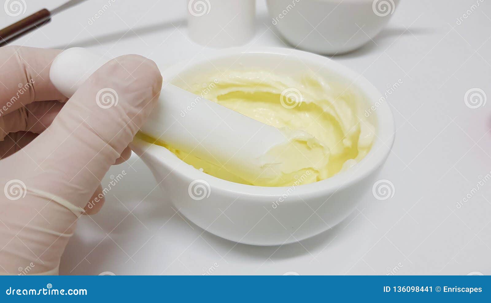 Ointment Compounding with Mortar Stock Image - Image of mortar ...