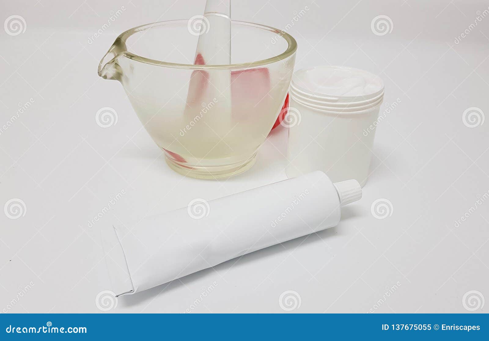 Ointment compounding stock image. Image of pestle, health - 137675055